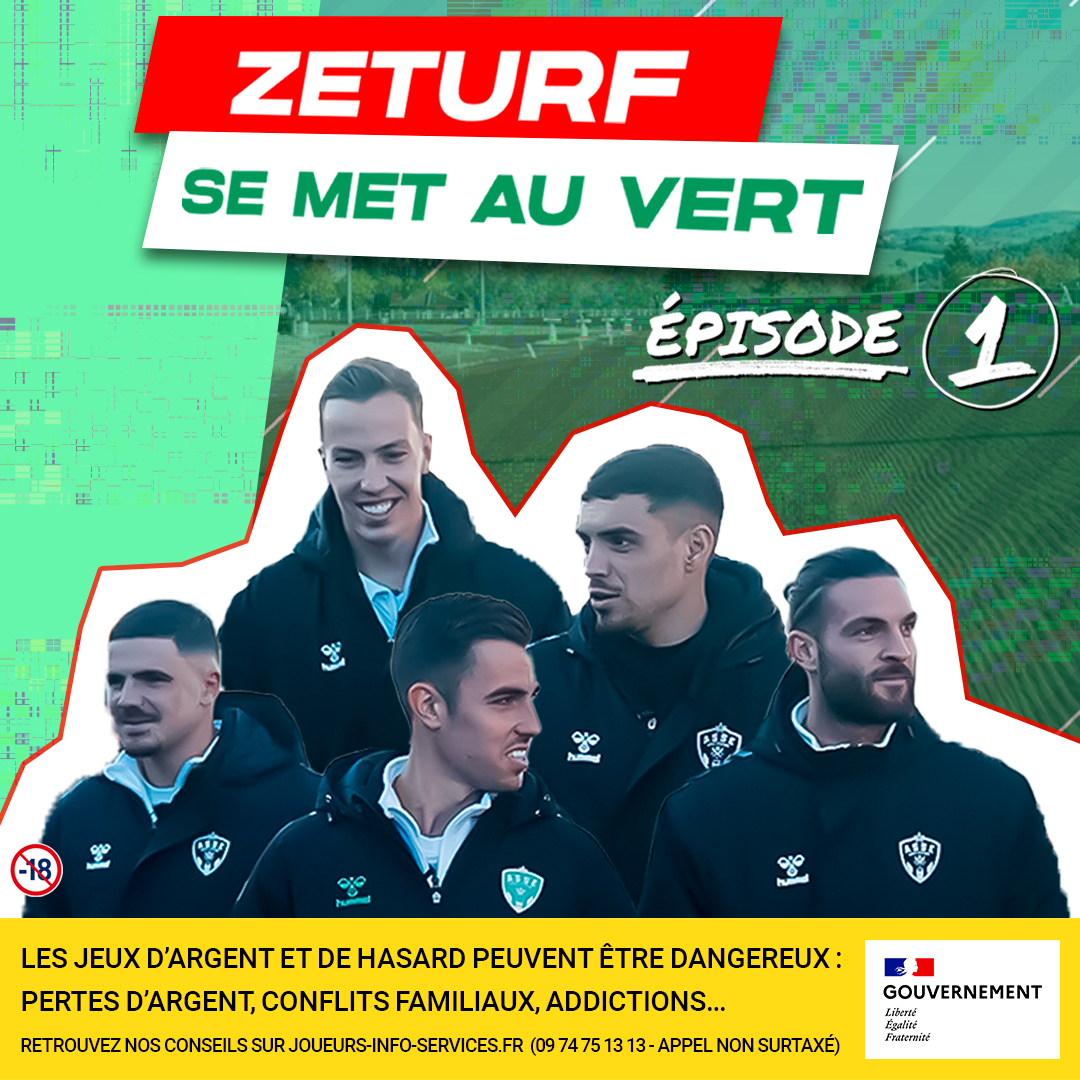 Zeturf se met au vert avec les joueurs de AS Saint-Étienne